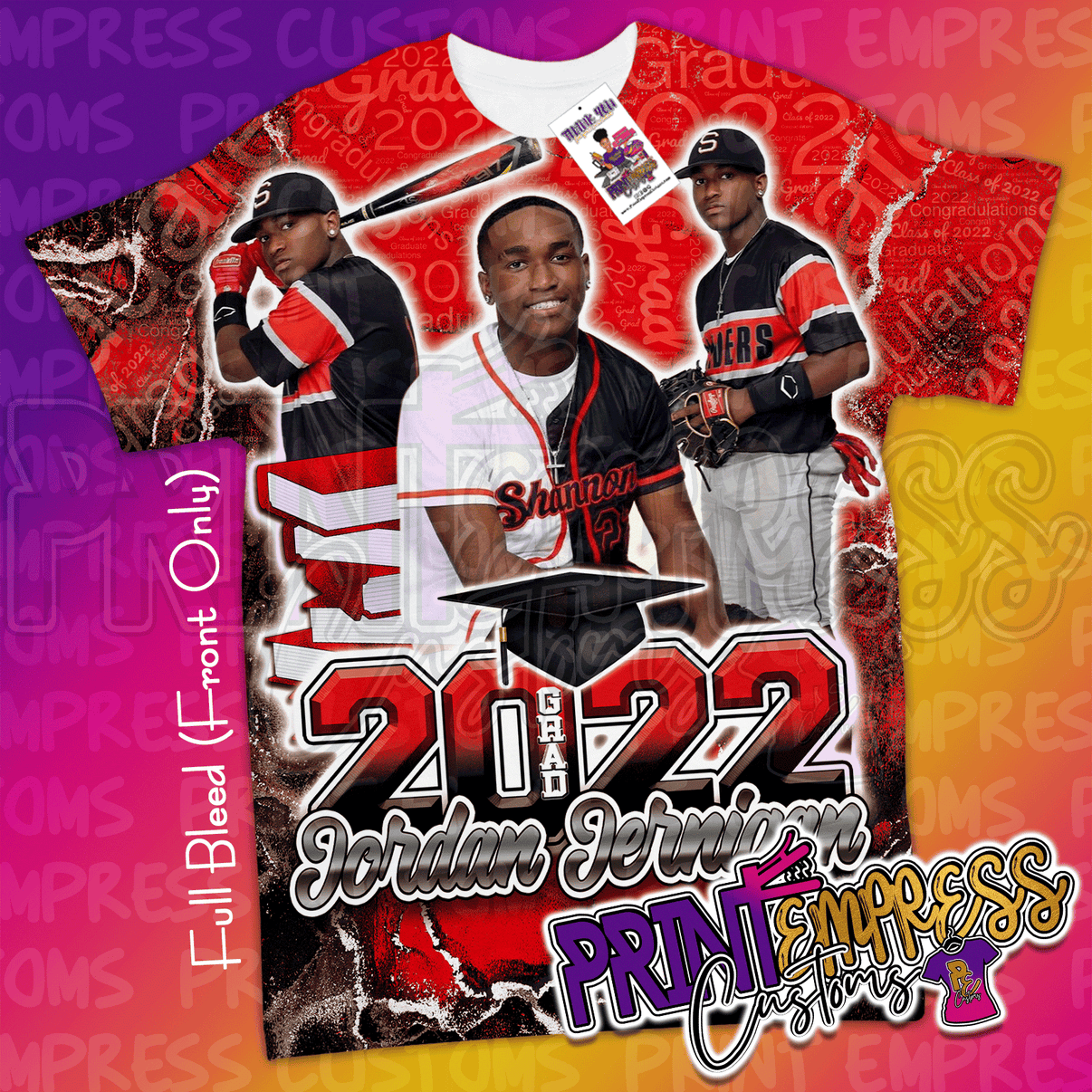 Custom: 3D Graduation Shirt – PRINT EMPRESS CUSTOMS LLC