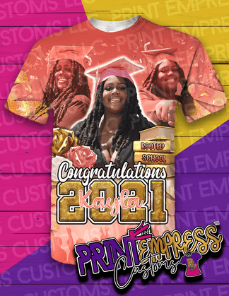Custom: 3D Graduation Shirt – PRINT EMPRESS CUSTOMS LLC