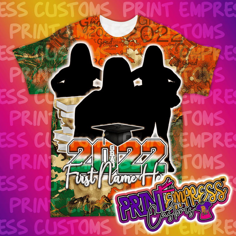 Custom: 3D Graduation Shirt – PRINT EMPRESS CUSTOMS LLC